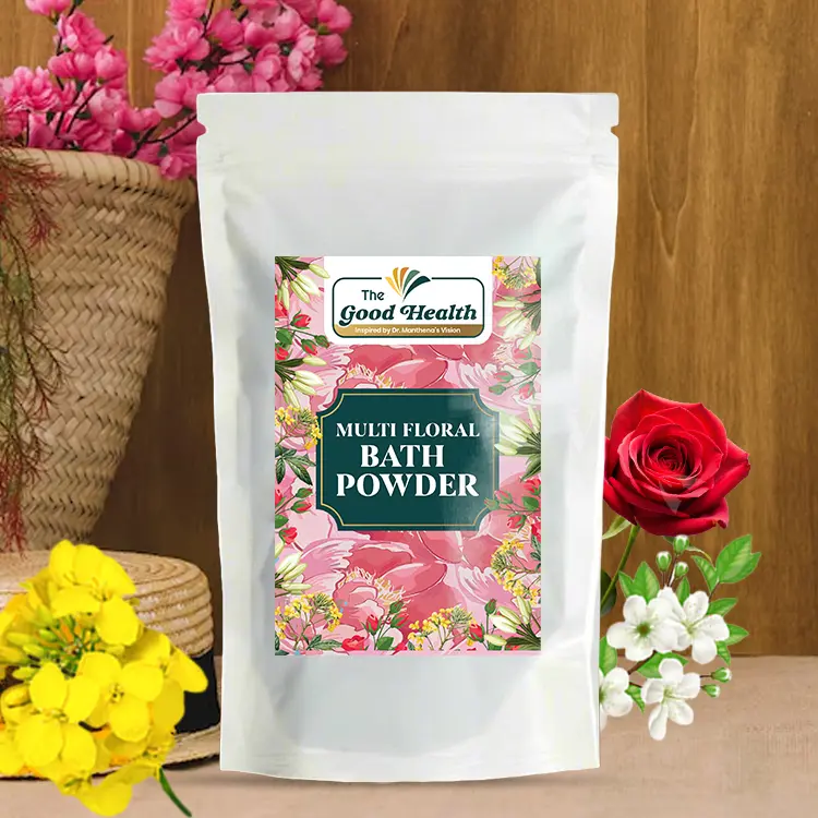 Multi Floral Bath Powder | www.thegoodhealth.co.in